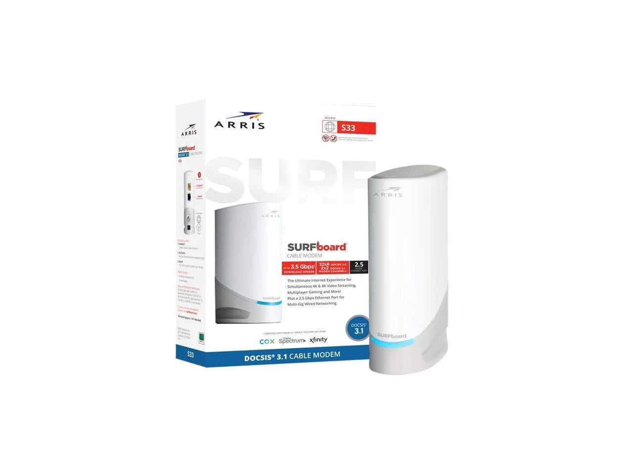 Arris S33 SURFboard® DOCSIS® 3.1 Cable Modem - Walmart.com
