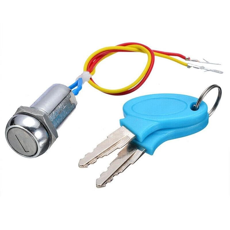 Arrival 1 Set 2 Wire Key Ignition Switch Lock Motorcycle Go Kart ...