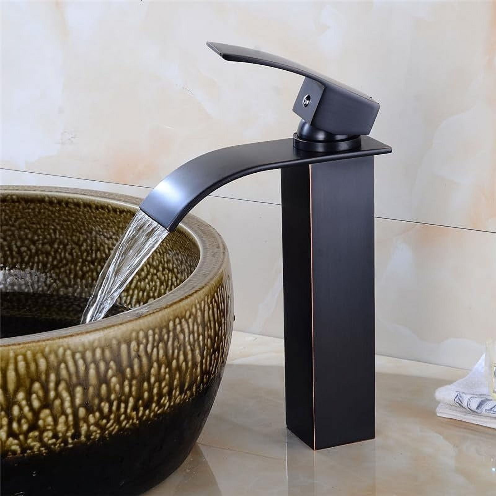 Arrival Brass Basin Faucet hot and Cold Antique Waterfall Faucet Single ...