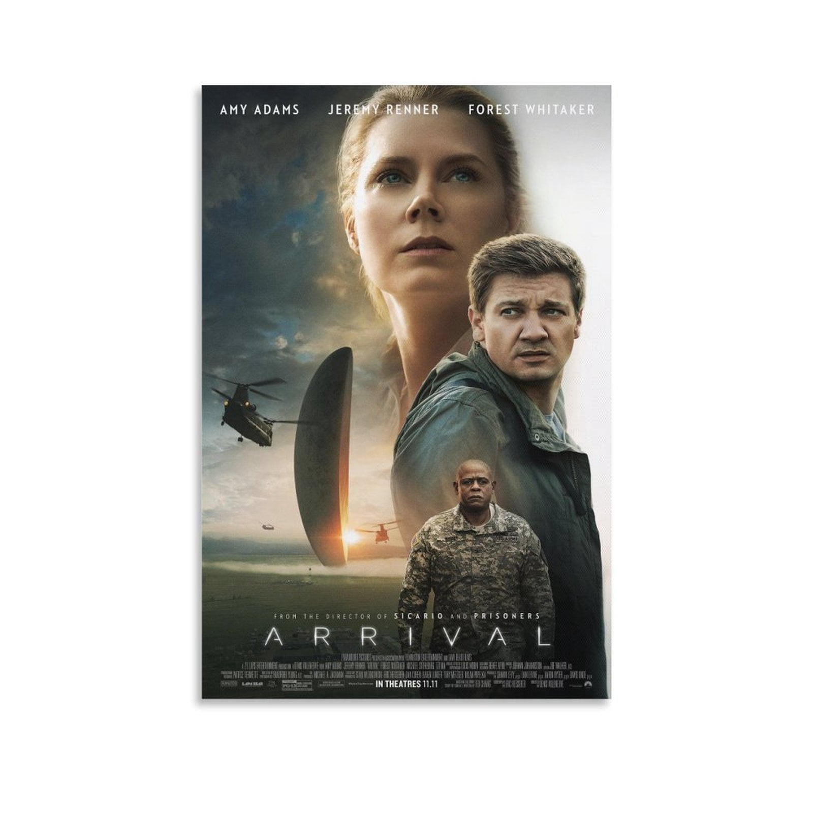 Arrival Science Fiction Movie Poster Posters Art Print Wall Photo Paint ...