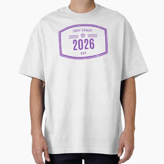 Arrivals Range New Nana Est. Vintage Shirt, New Grandma Graphic Tee ...