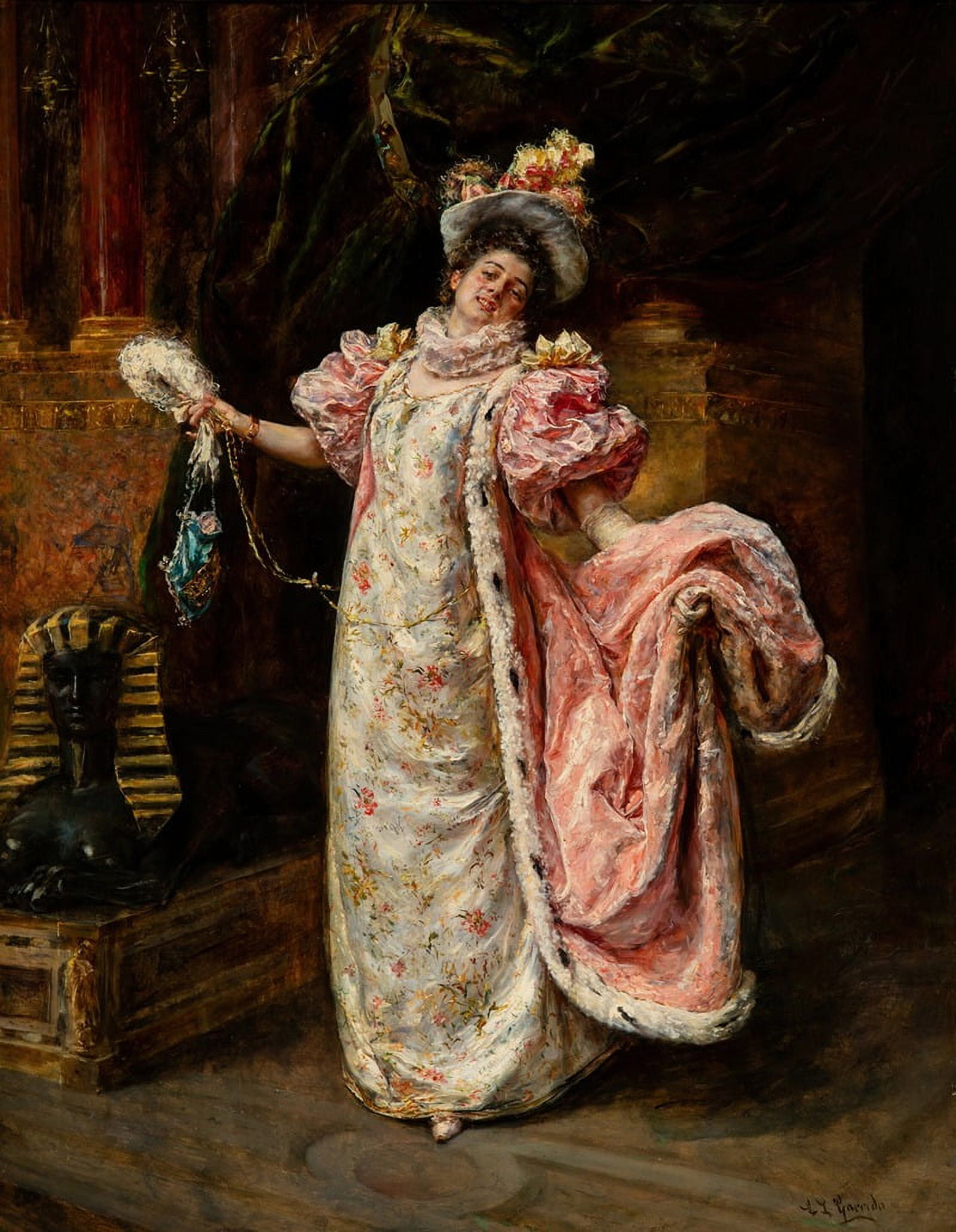 Arriving at the opera Poster Print by Eduardo Leon Garrido (18 x 24 ...