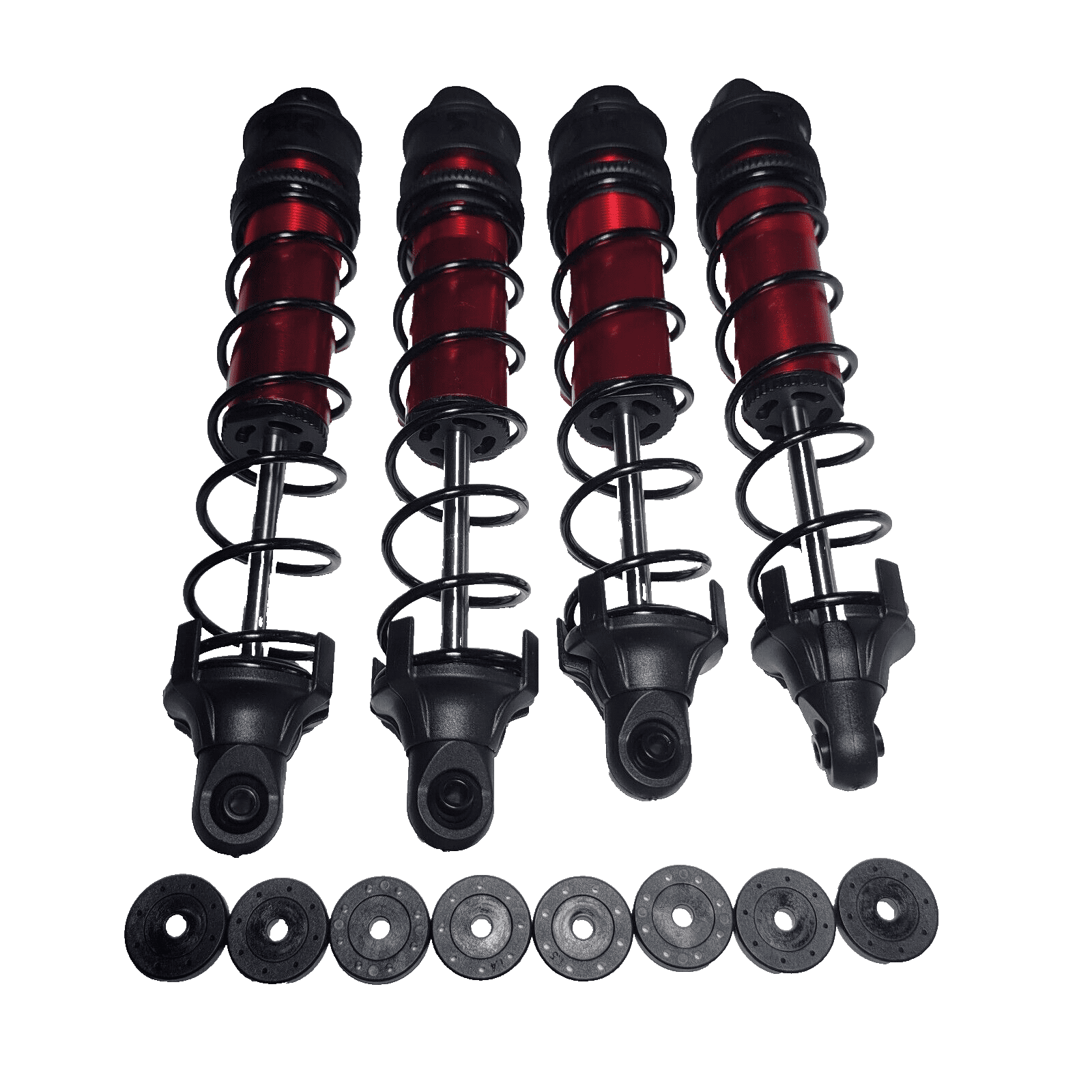 Arrma Kraton 8s EXB Shocks Red Aluminum Set w/ Springs Dampers Front ...