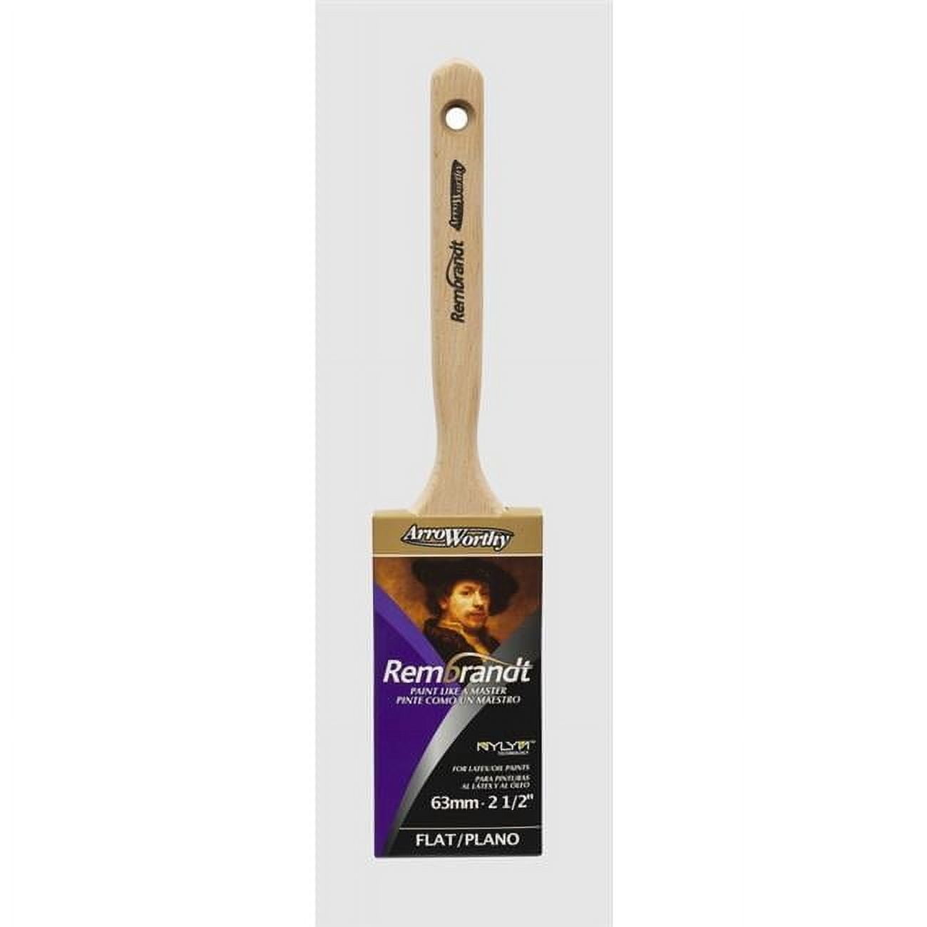 ArroWorthy Rembrandt 2-1/2 in. Medium Stiff Flat Paint Brush - Walmart.com
