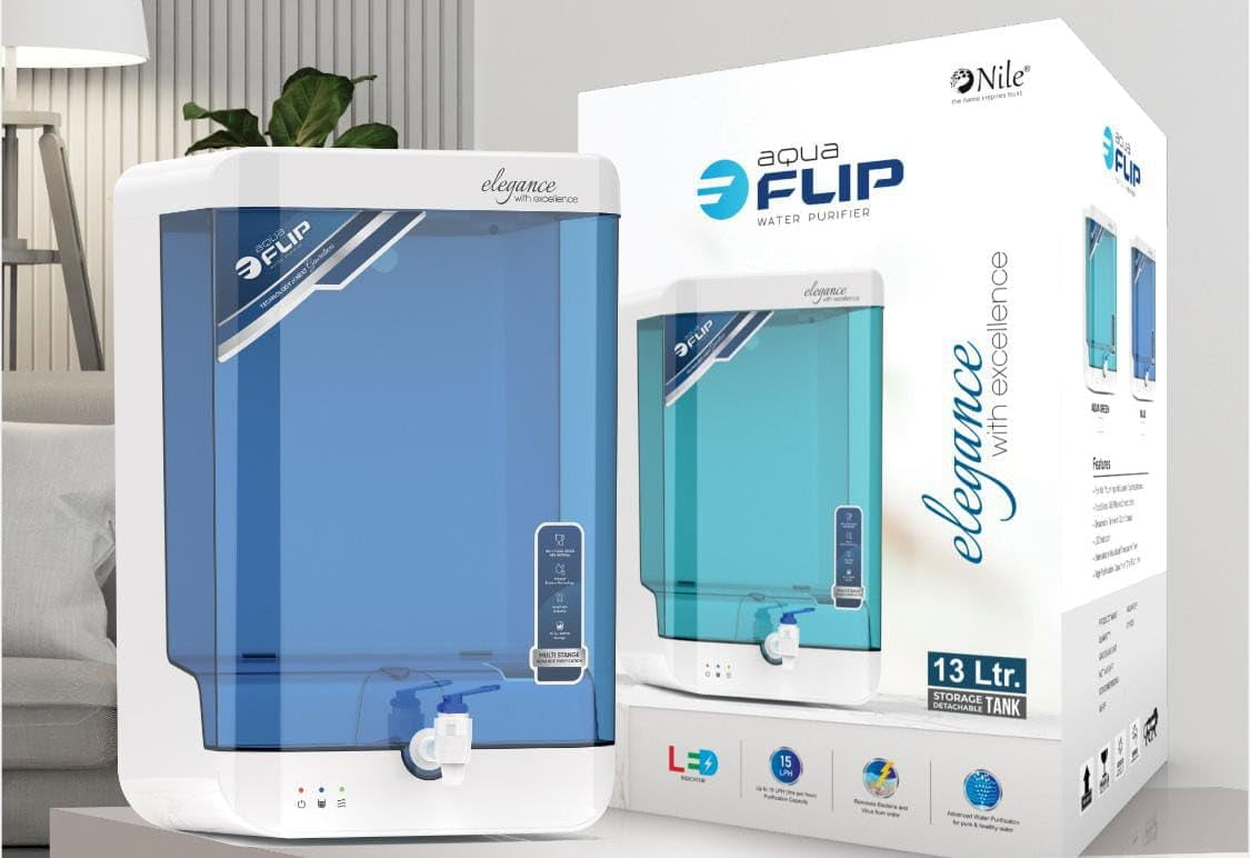 Arroser Pure Aqua Flip alkaline Ro Water Purifier Copper Mineral RO UV TDS Controller with ...