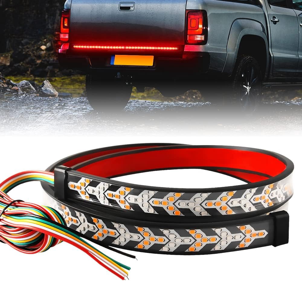 Arrow 432LED Truck Tailgate Light Bar Strip RED Brake Sequential Amber ...
