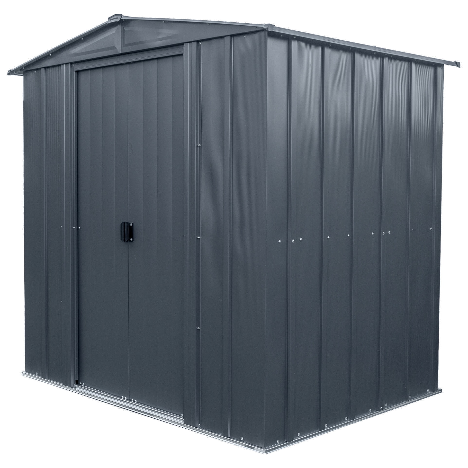 Arrow 6 x 5 x 6 ft Anthracite Shed - Walmart.com