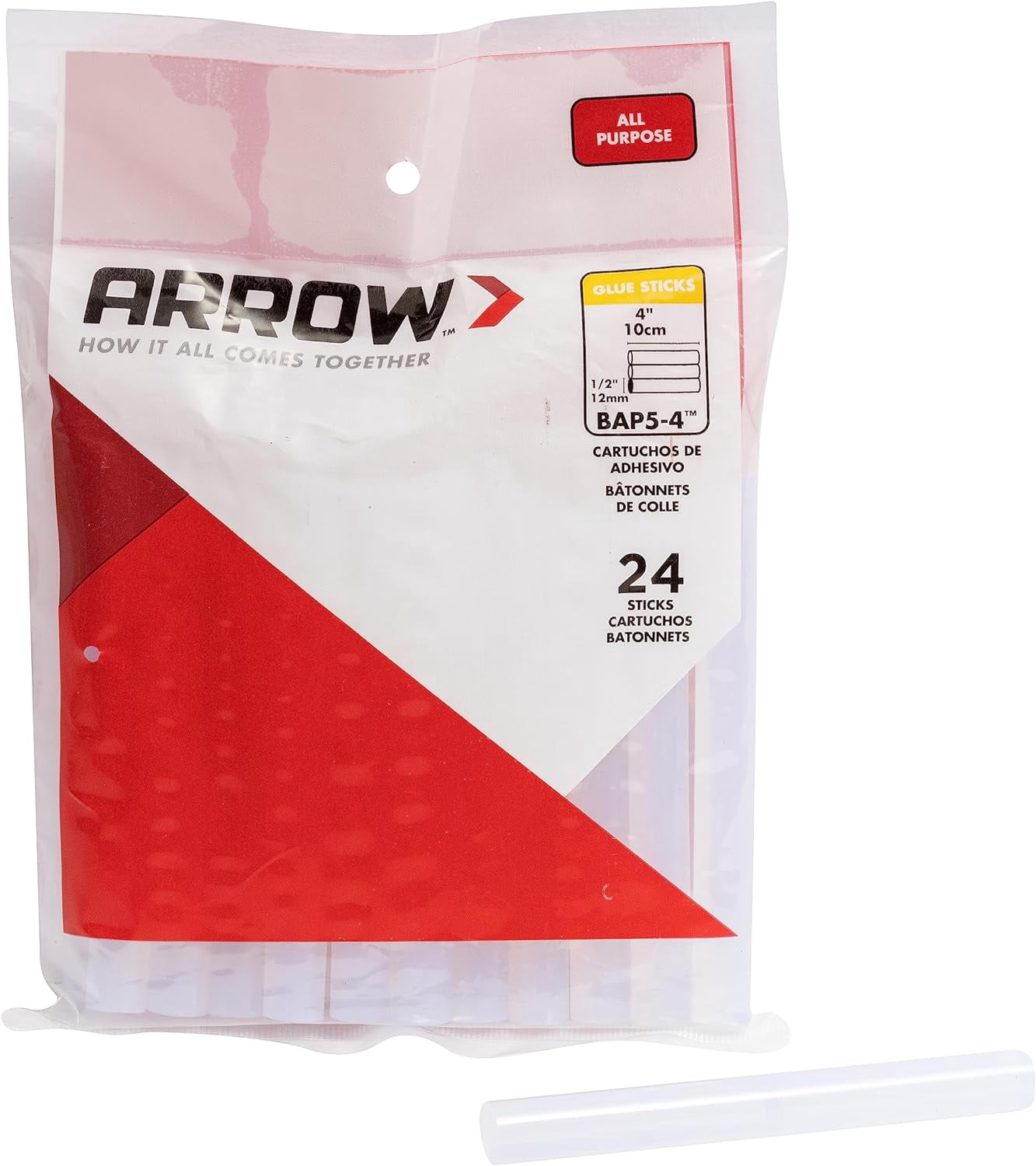 Arrow AP5 All Purpose Mini Glue Sticks for Hot Glue Guns, Use for High ...