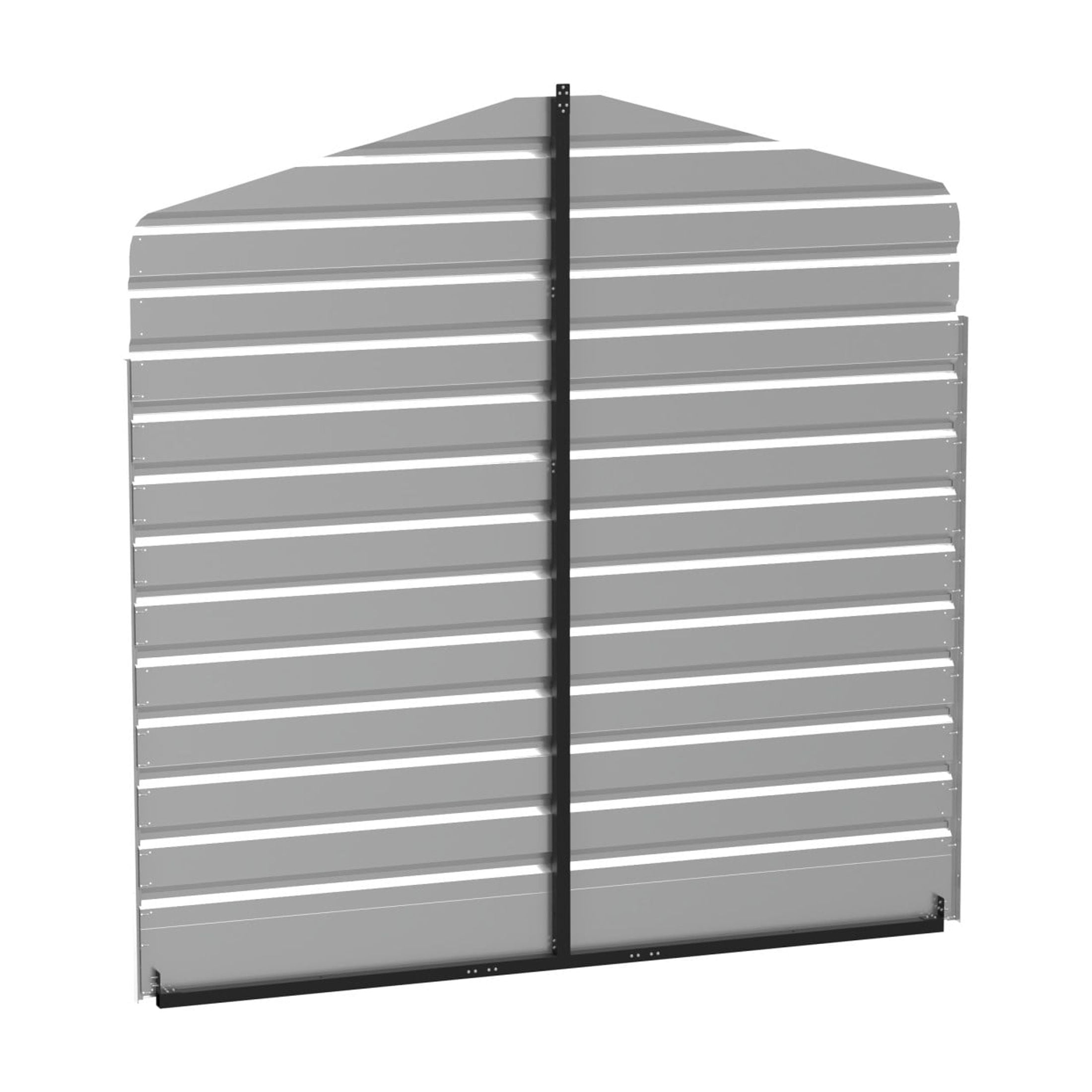Arrow 10 x 9 ft Eggshell Rear Wall Kit For Steel Carport - Walmart.com