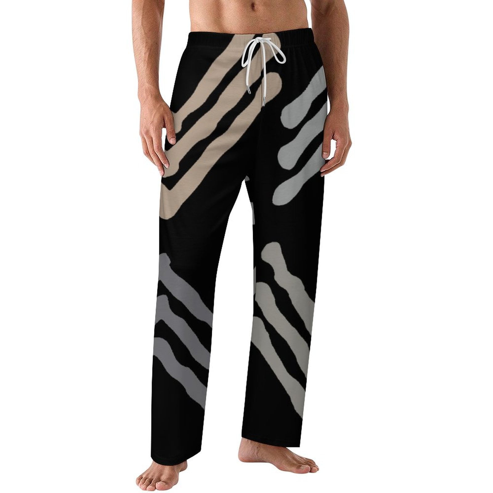 Arrow Chevron Symbol Black Arrows Mens Pajamas Pajama Pants Mens ...