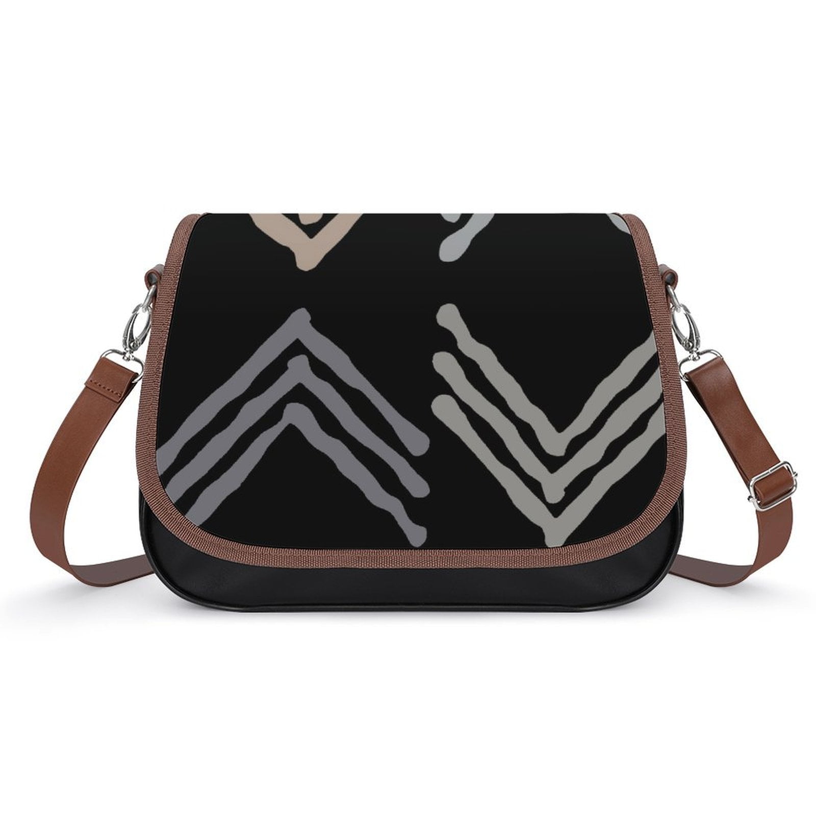 Arrow Chevron Symbol Black Arrows Vintage Crossbody Bag for Women ...