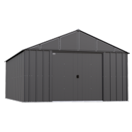 Duramax 55151 12'x26' Metal Garage, SUV Storage Shed, Reinforced Dark ...