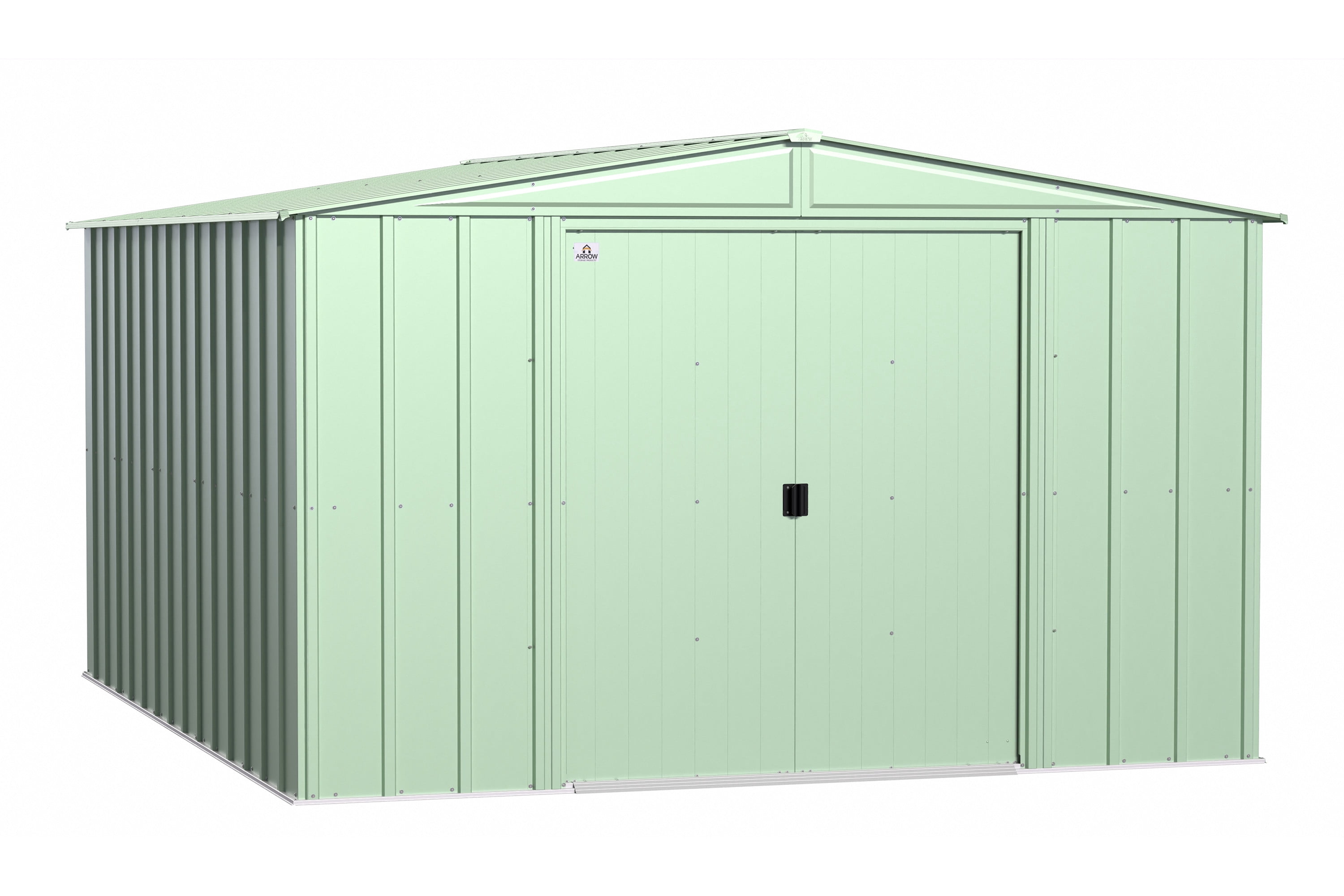 Arrow Classic Steel Storage Shed, 10x12, Sage Green - Walmart Business ...