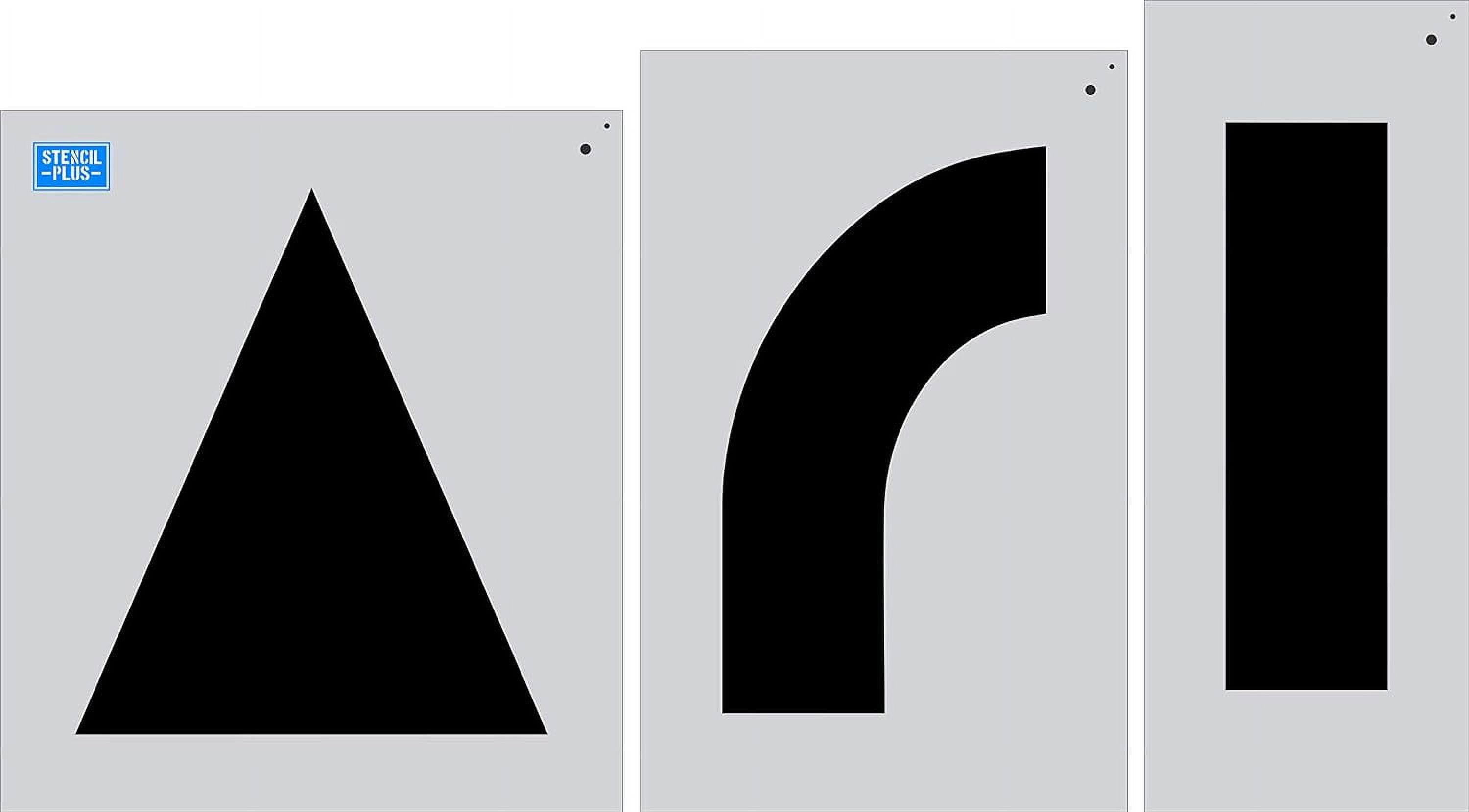 Arrow Combo Kit 3 pc Parking Lot Pavement Marking Stencil - Walmart.com