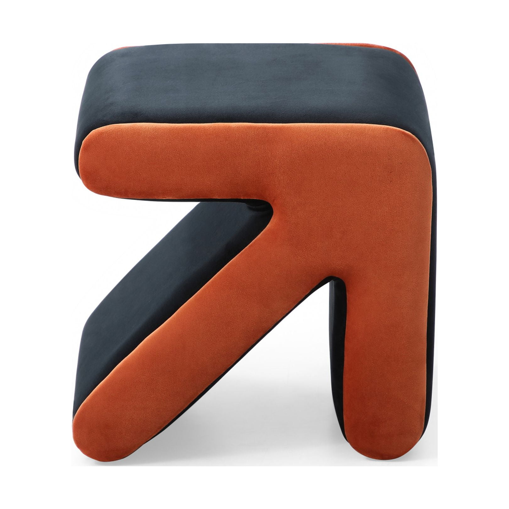 Arrow Design Sofa Stool, Modern Creative Upholstered Stool for Kids ...