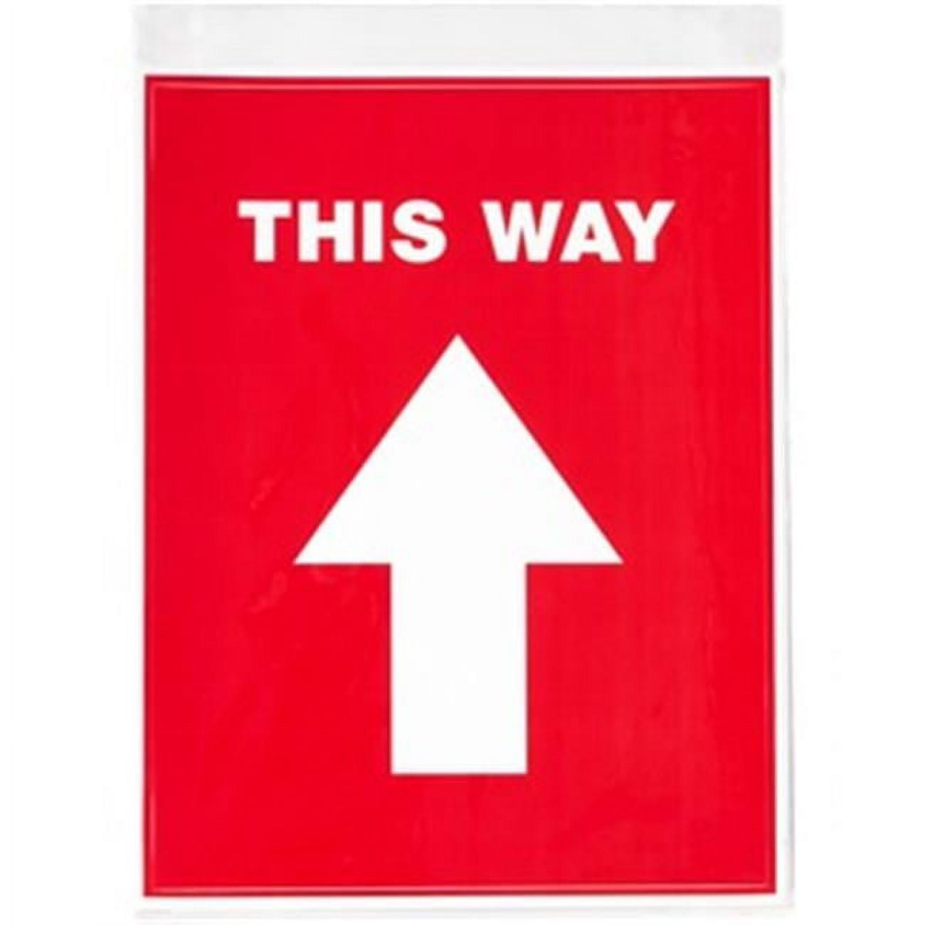 Arrow Directional Floor Decals for This Way Print & Message - Pack of 5 ...