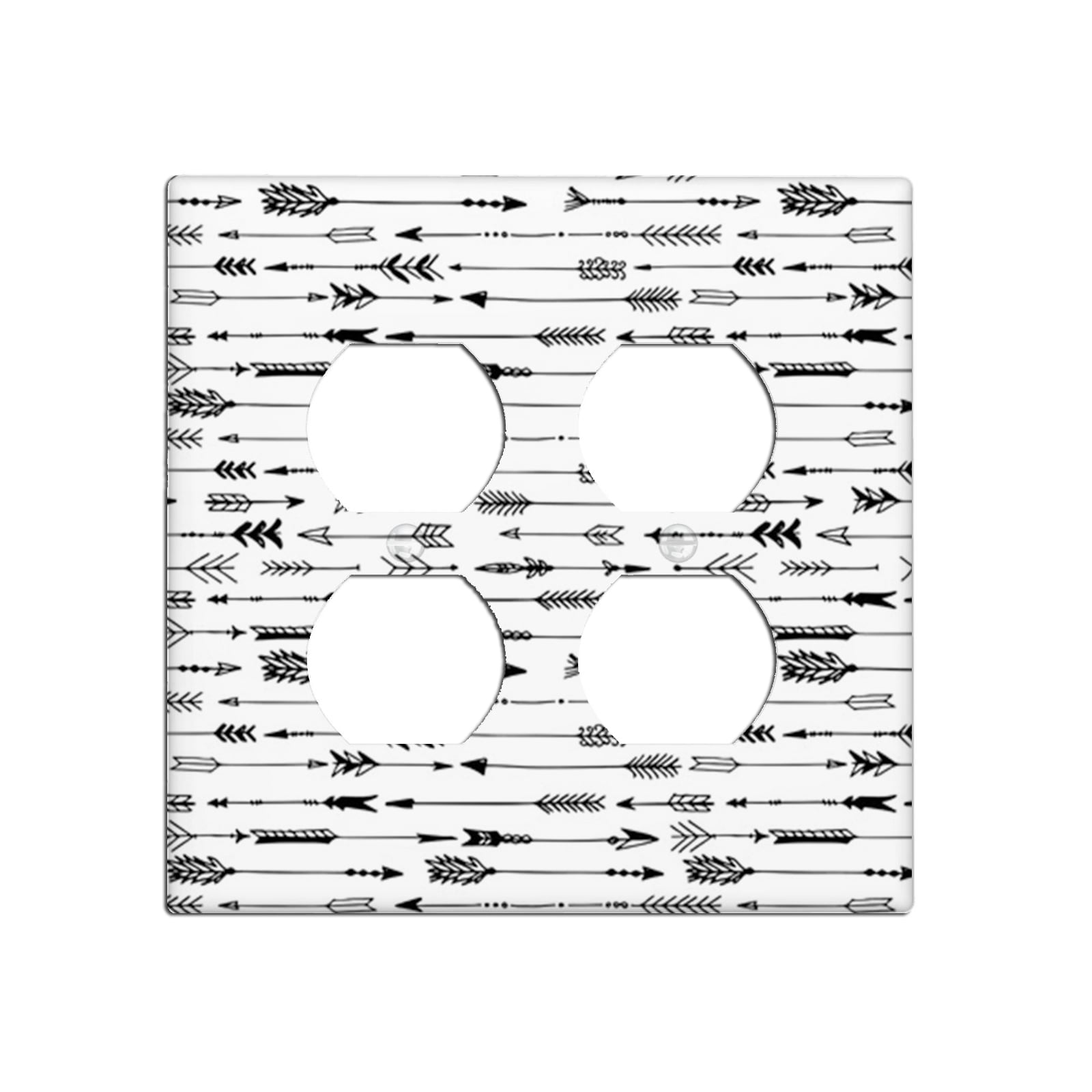 Arrow,Duplex Outlet Plate Wall Plates,Arrows Rustic Vintage Design ...