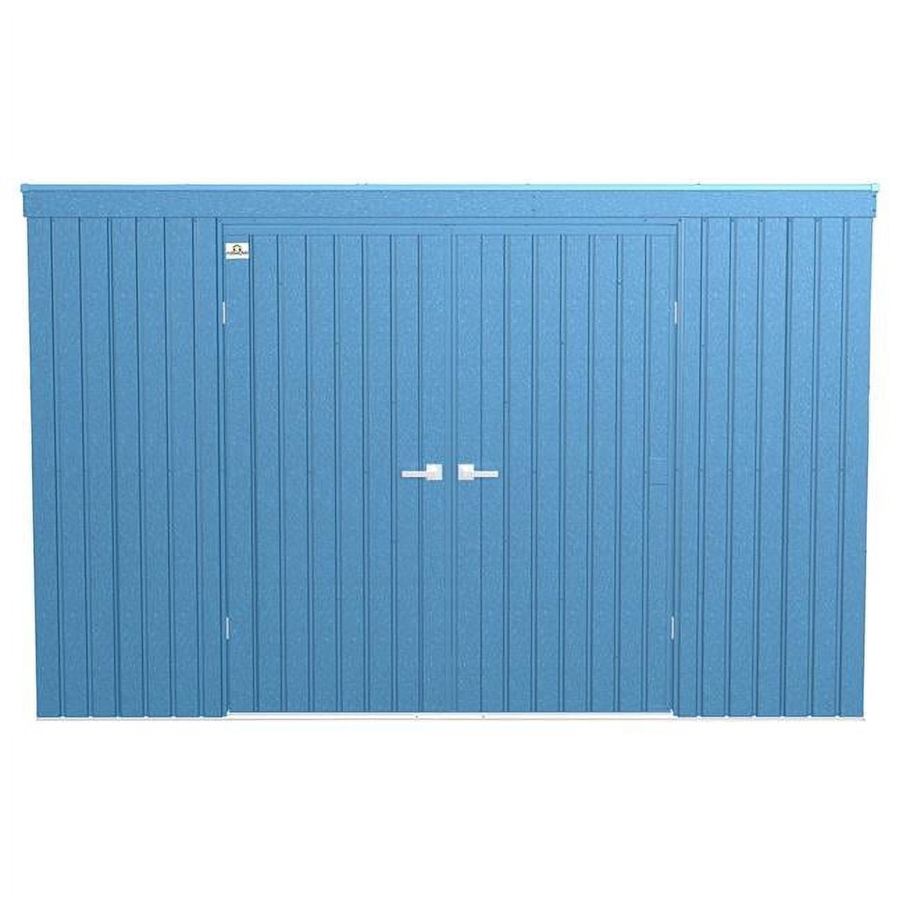 Arrow EP104BG 10 x 4 ft. Elite Steel Storage Shed, Blue & Gray ...
