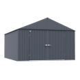 Arrow Elite Steel Storage Shed, 12x16, Anthracite - Walmart.com