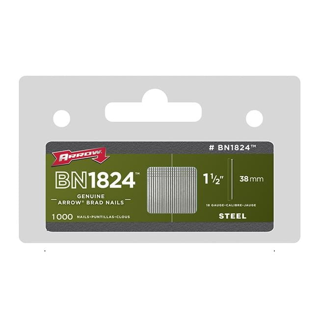 Arrow Fastener Co. BN1824CS 1-.50 in. Brad Nail - Walmart.com