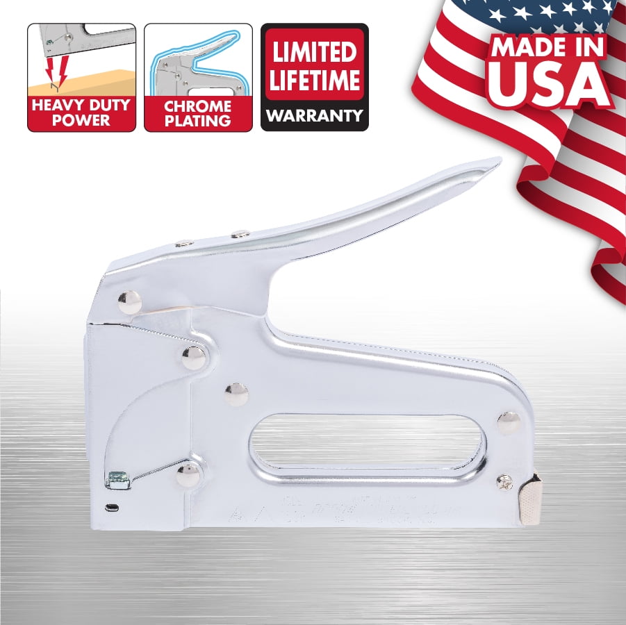 Arrow T50 Heavy Duty Manual Staple Gun for Upholstery, Wood, and Crafts ...