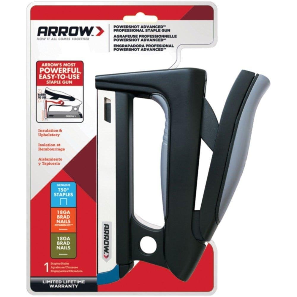Arrow Fastener T50HS PowerShot Advanced Staple Gun and Nailer - Walmart.com