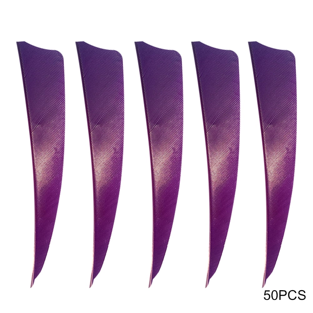 Arrow Fletching Arrows Feathers Archery, 4inch 50pcs Turkey Feather ...