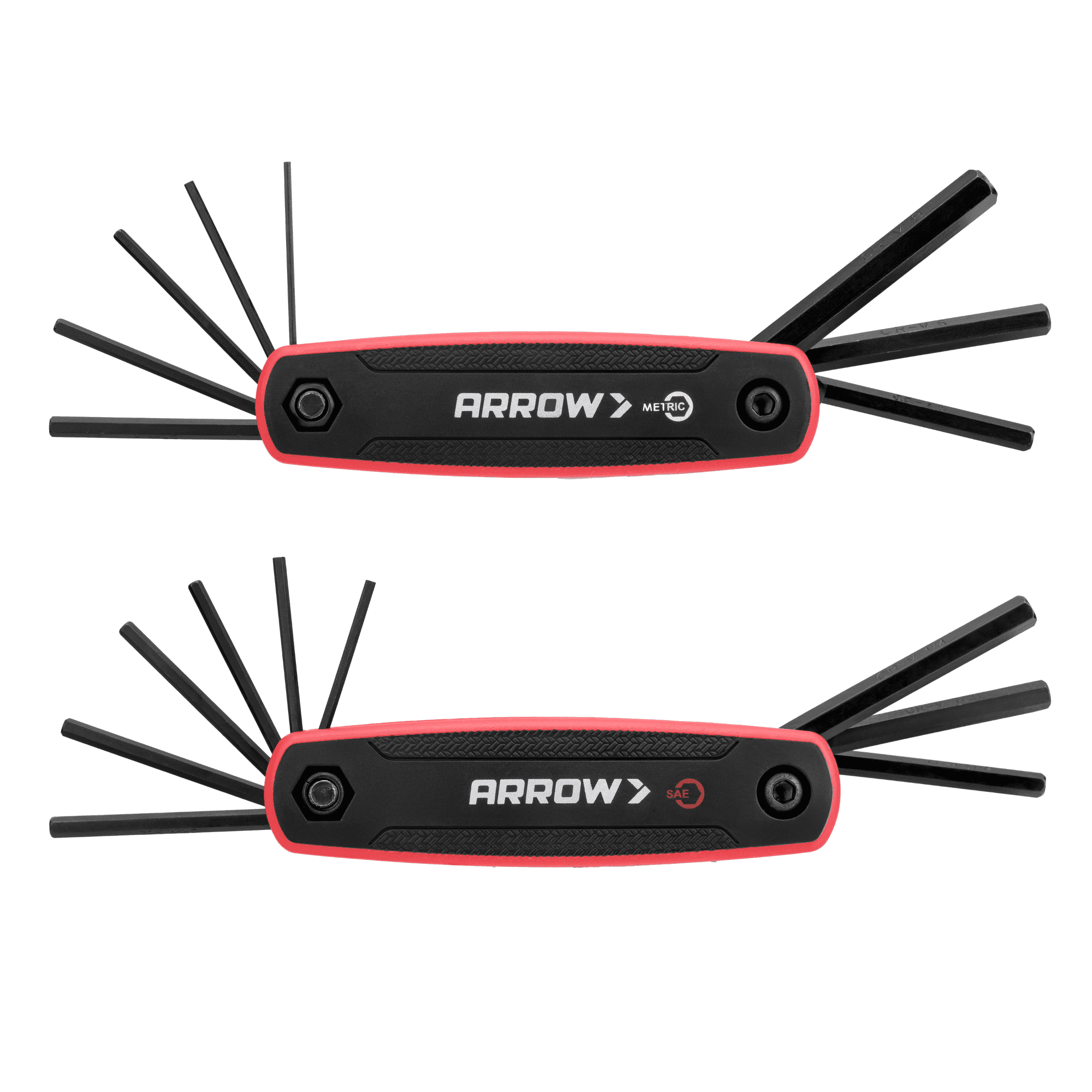 Arrow Folding Hex Key with Universal Measurements - 8 Piece Set ...