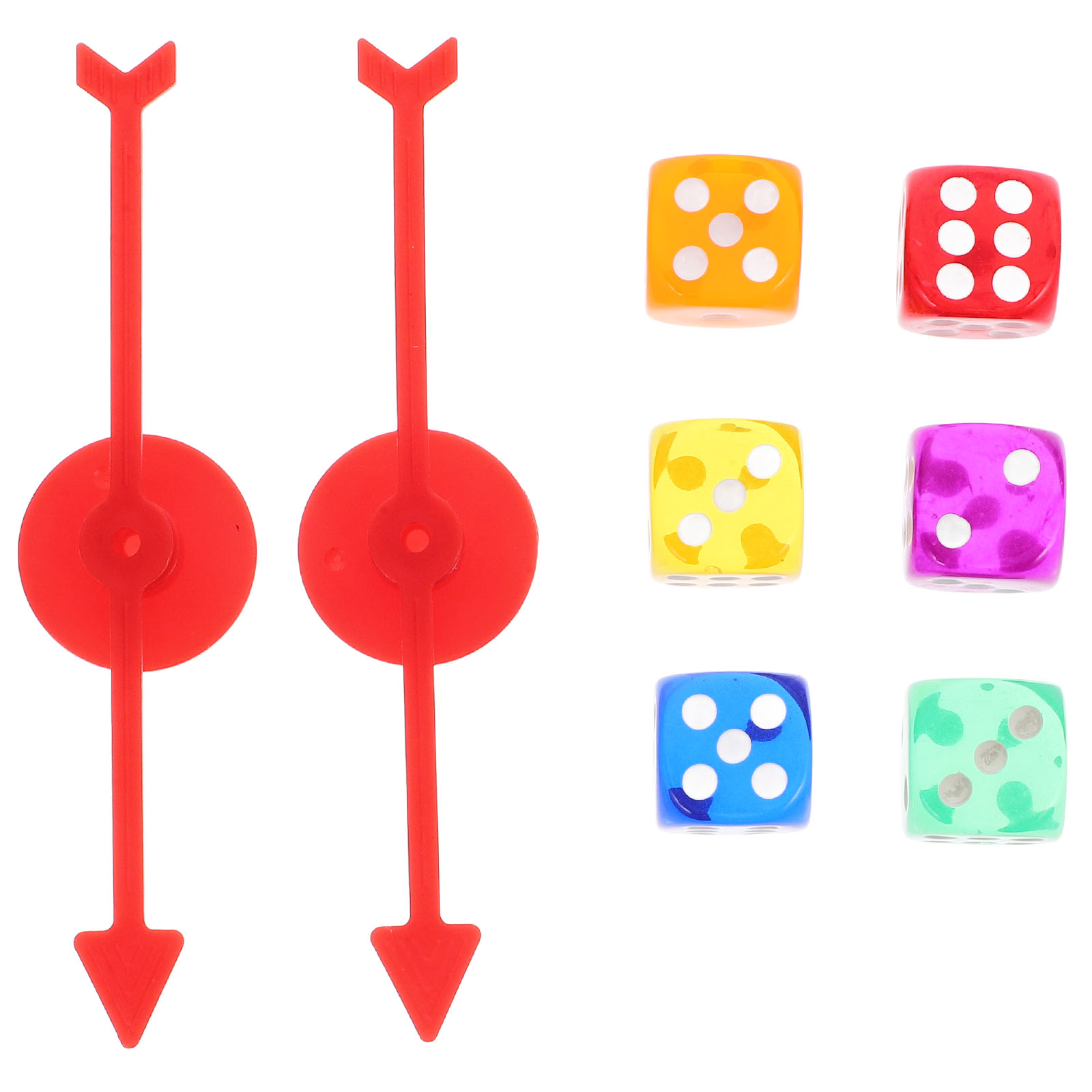 FRCOLOR Plastic Game Arrows for Decoration Assorted Color ABS Material ...