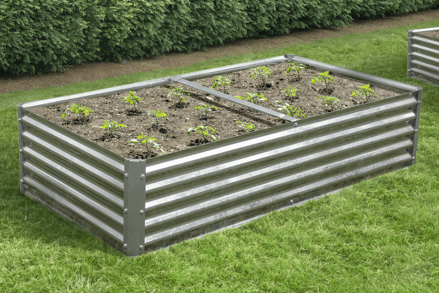 Arrow Sheds GrowIT 76"x36" Galvanized Steel Raised Garden Bed for ...