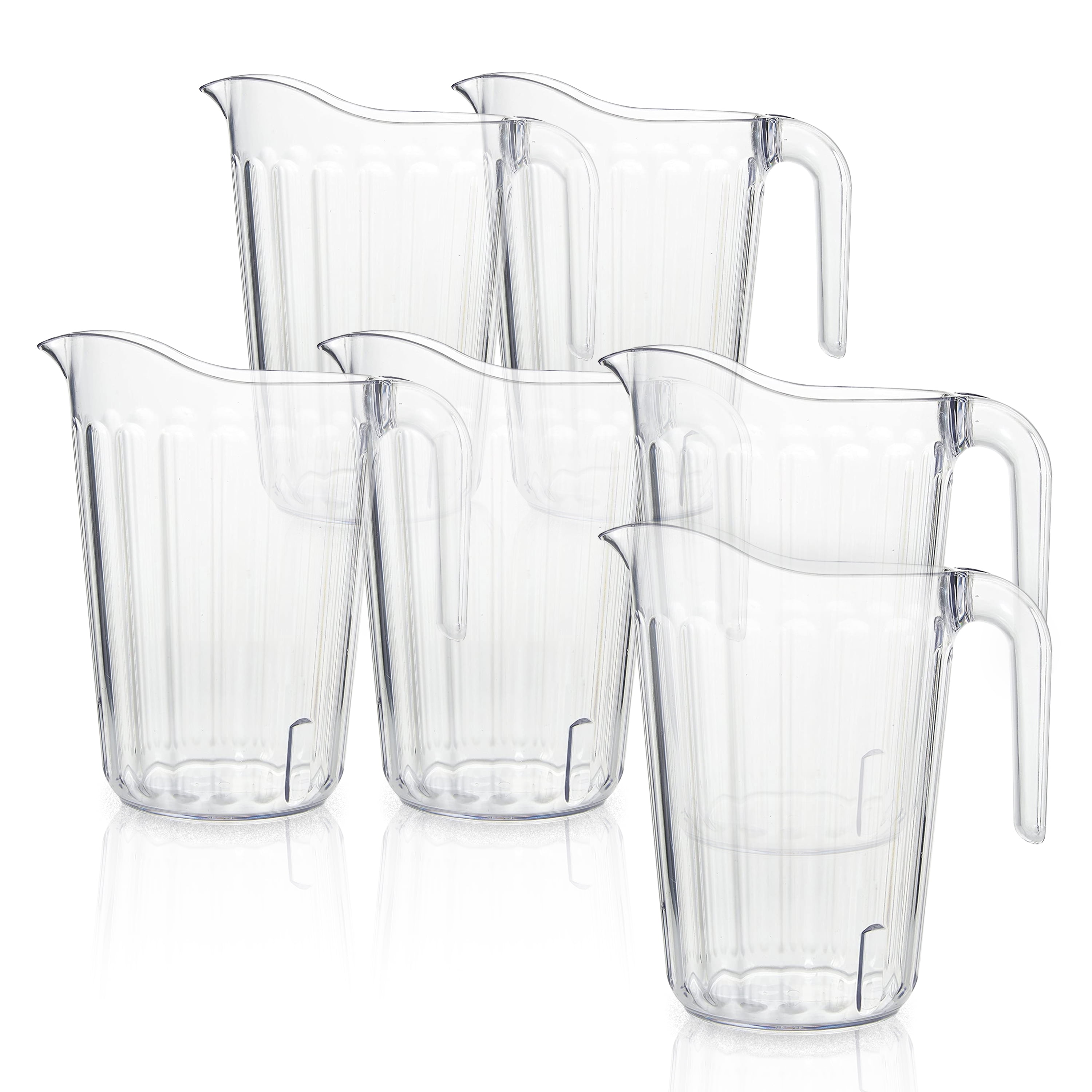 Arrow Home Products Reusable Acrylic Water Pitcher, 60 Ounce, Clear ...