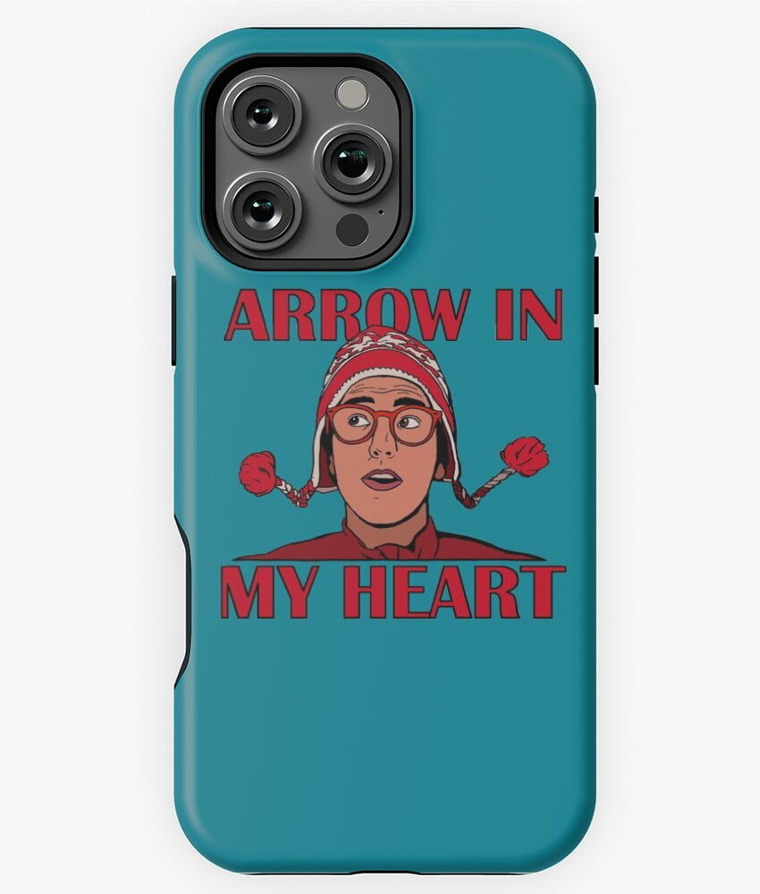 Arrow In My Heart Love Design Phone Case for iPhone 16 15 14 13 12 11 ...