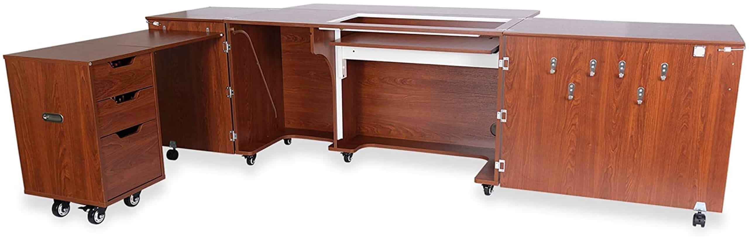 Arrow Kangaroo Outback XL Sewing Cabinet (Teak) - Walmart.com
