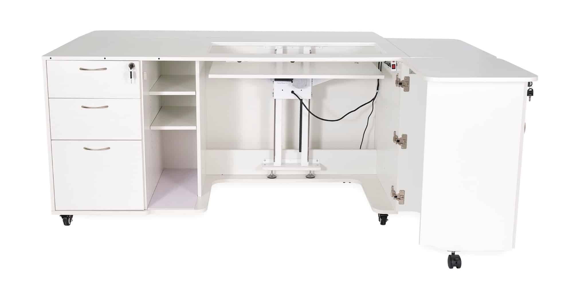 Arrow Kangaroo Sydney Sewing Cabinet with Electric Lift, Fully ...