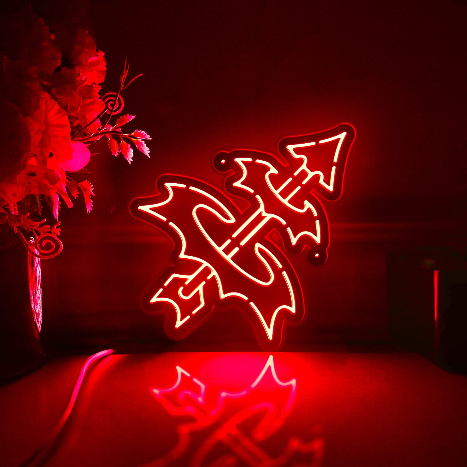 Arrow Led Light Box, Dimmable Neon-Like Light Signs USB Power for Wall ...