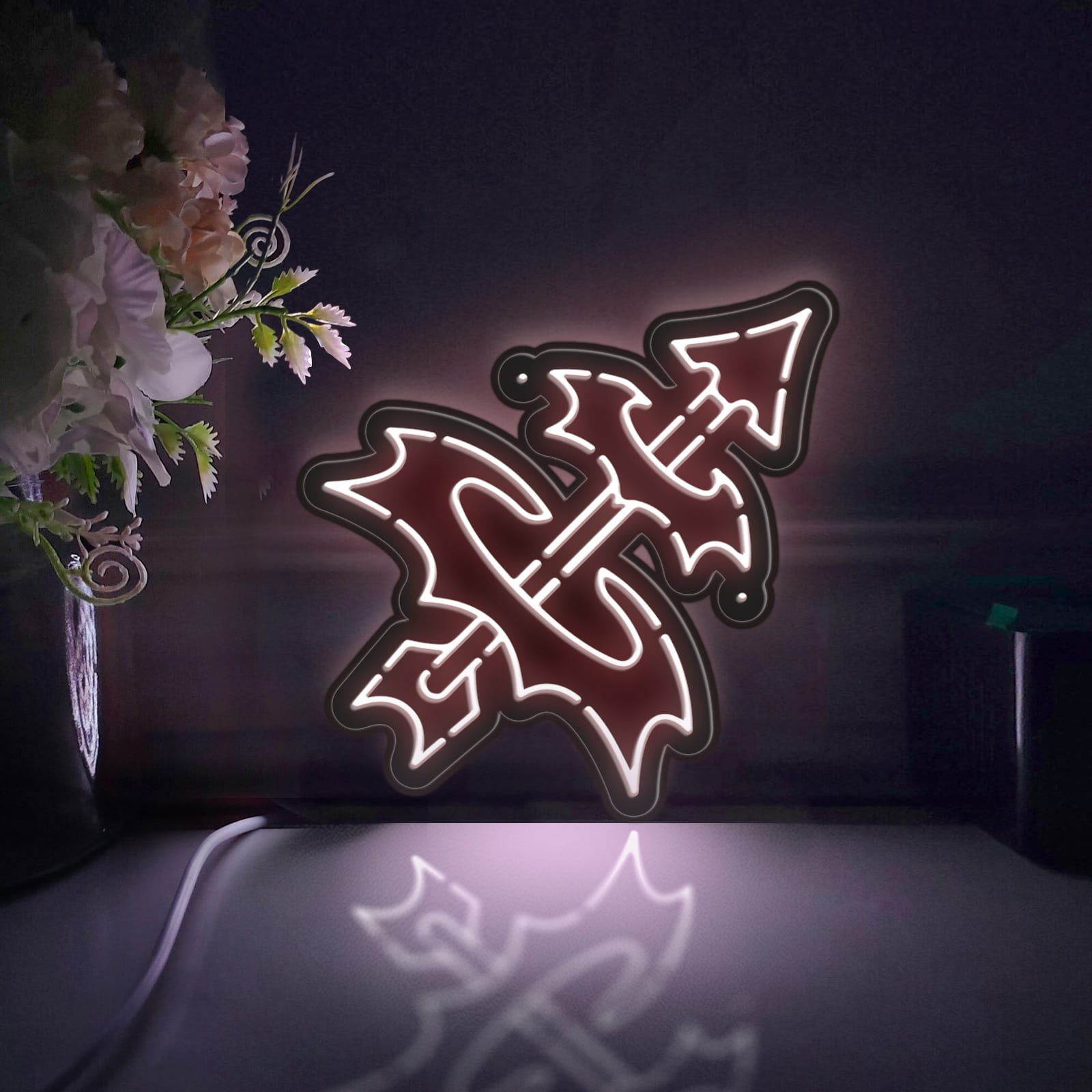 Arrow Led Light Box, Dimmable Neon-Like Light Signs USB Power for Wall ...