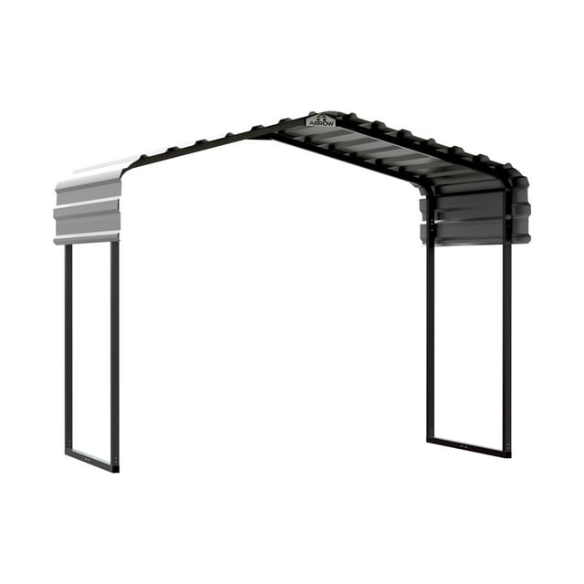 Free Shipping! Arrow Metal Canopy 10 x 6 x 7 ft. Eggshell - Walmart.com