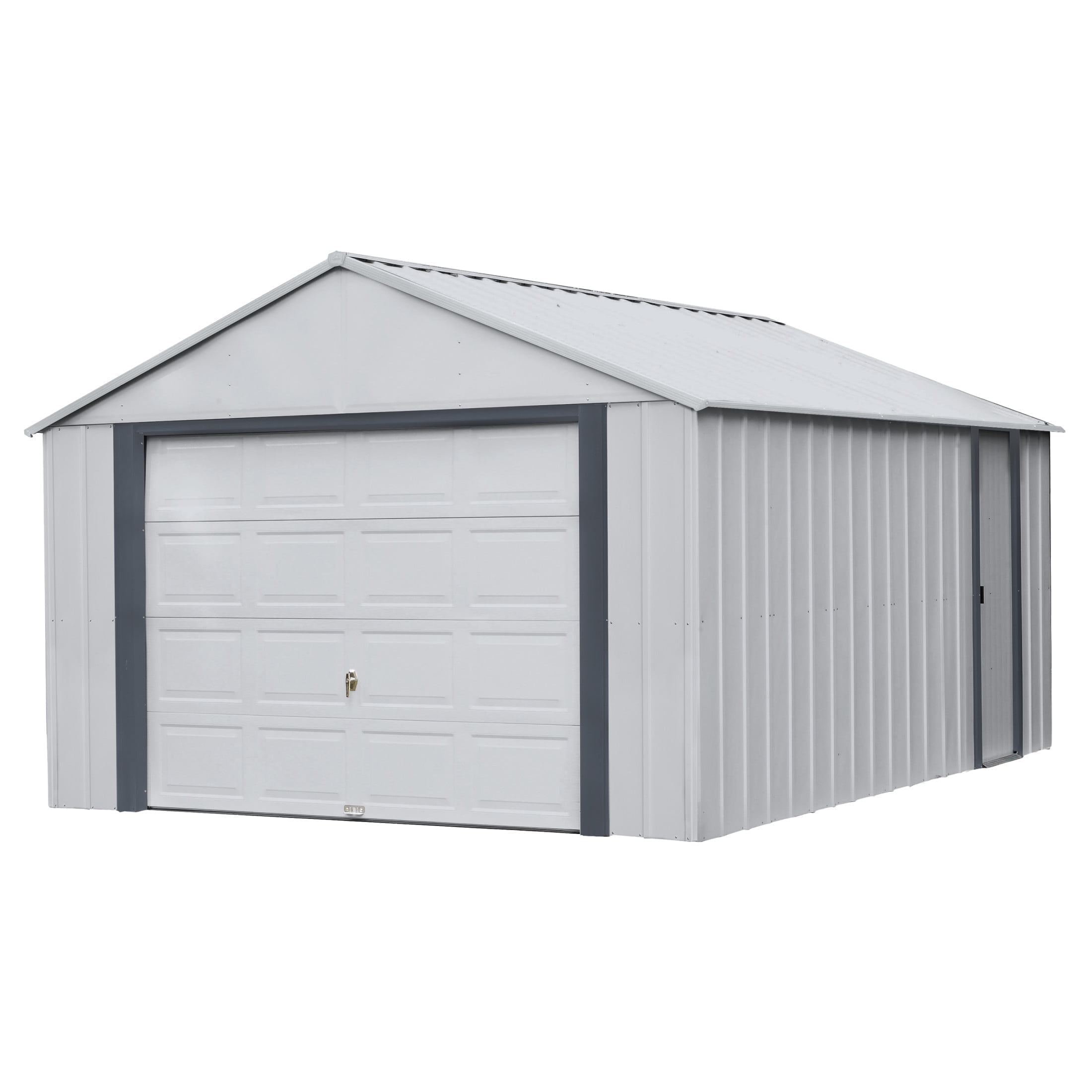 Arrow 12x17 ft. Vinyl Murryhill Steel Prefab Storage Building Shed Kit ...