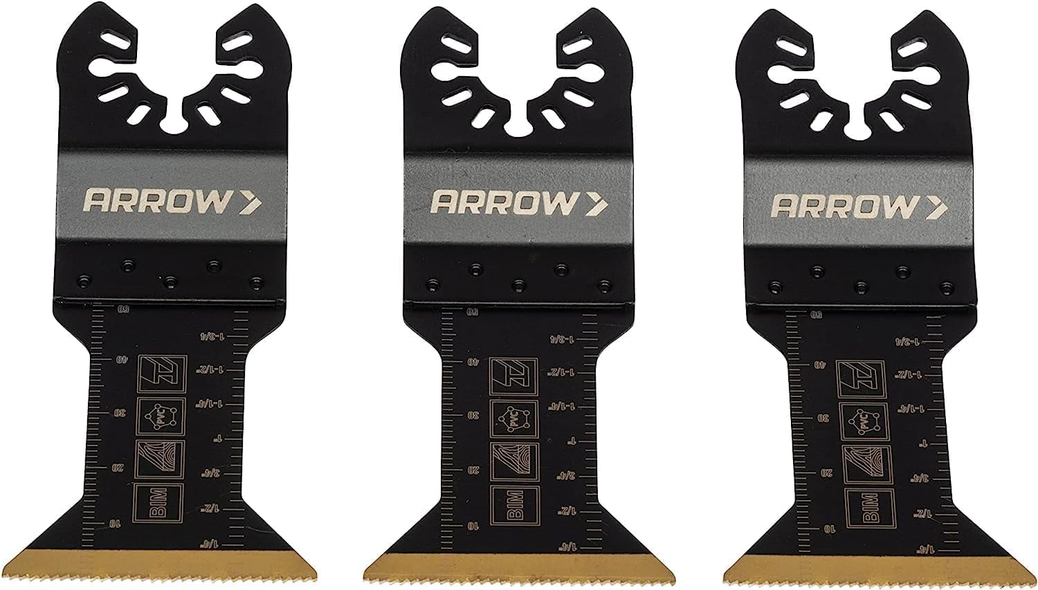 Arrow OSC125C-3A Titanium Coated Carbide Flush-Cut Oscillating ...