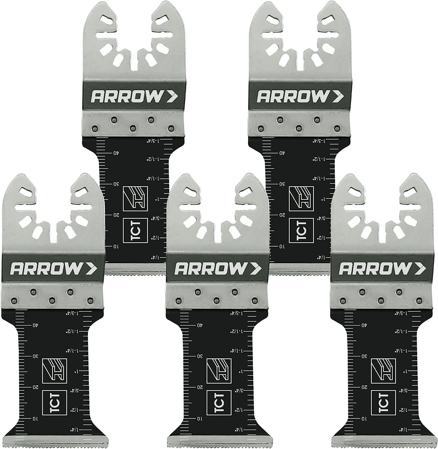 Arrow OSC302-5 Titanium Coated Carbide Enhanced Oscillating Multitool ...