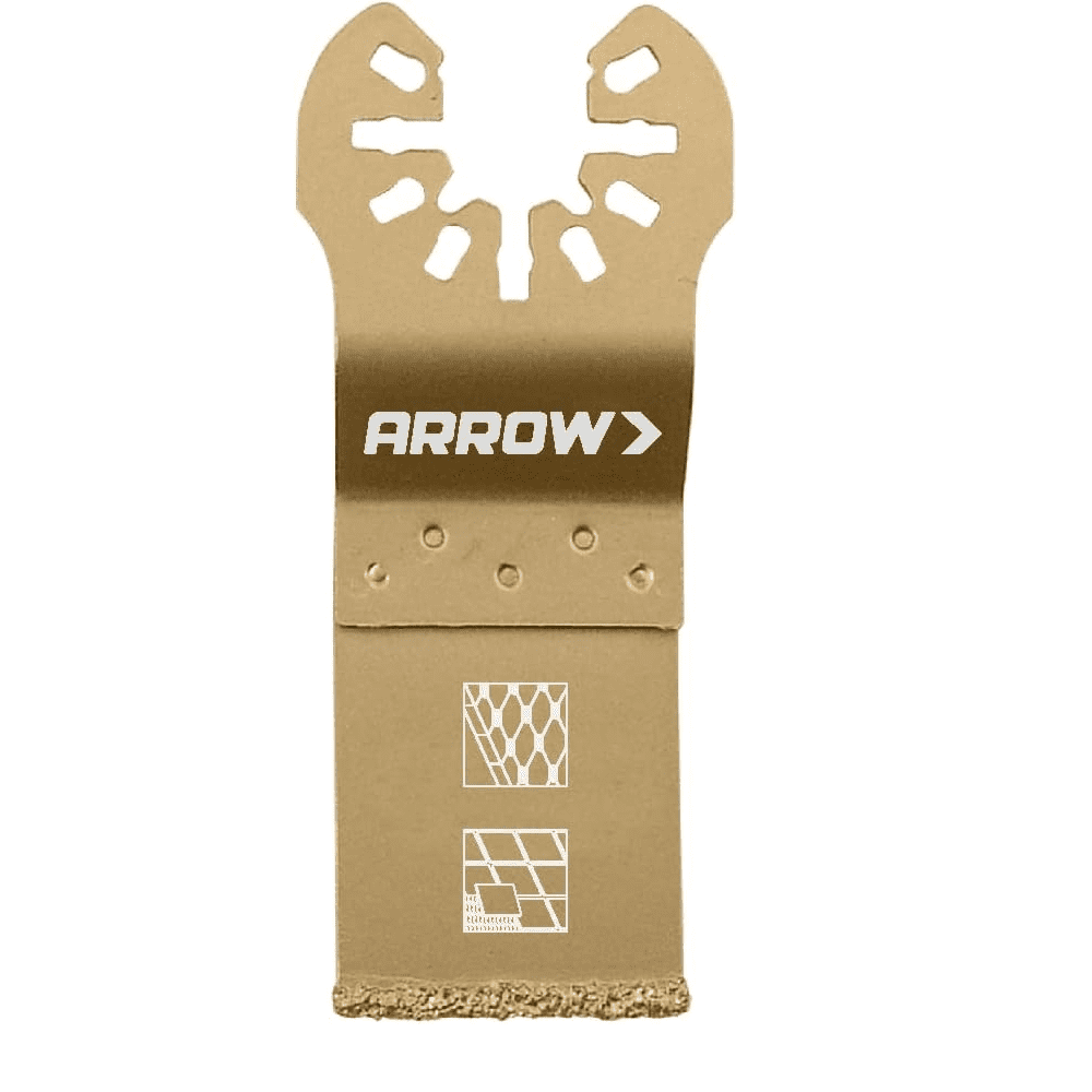 Arrow OSC3TG-1 Carbide Grit Oscillating Tool Saw Blades for Tile Grout ...