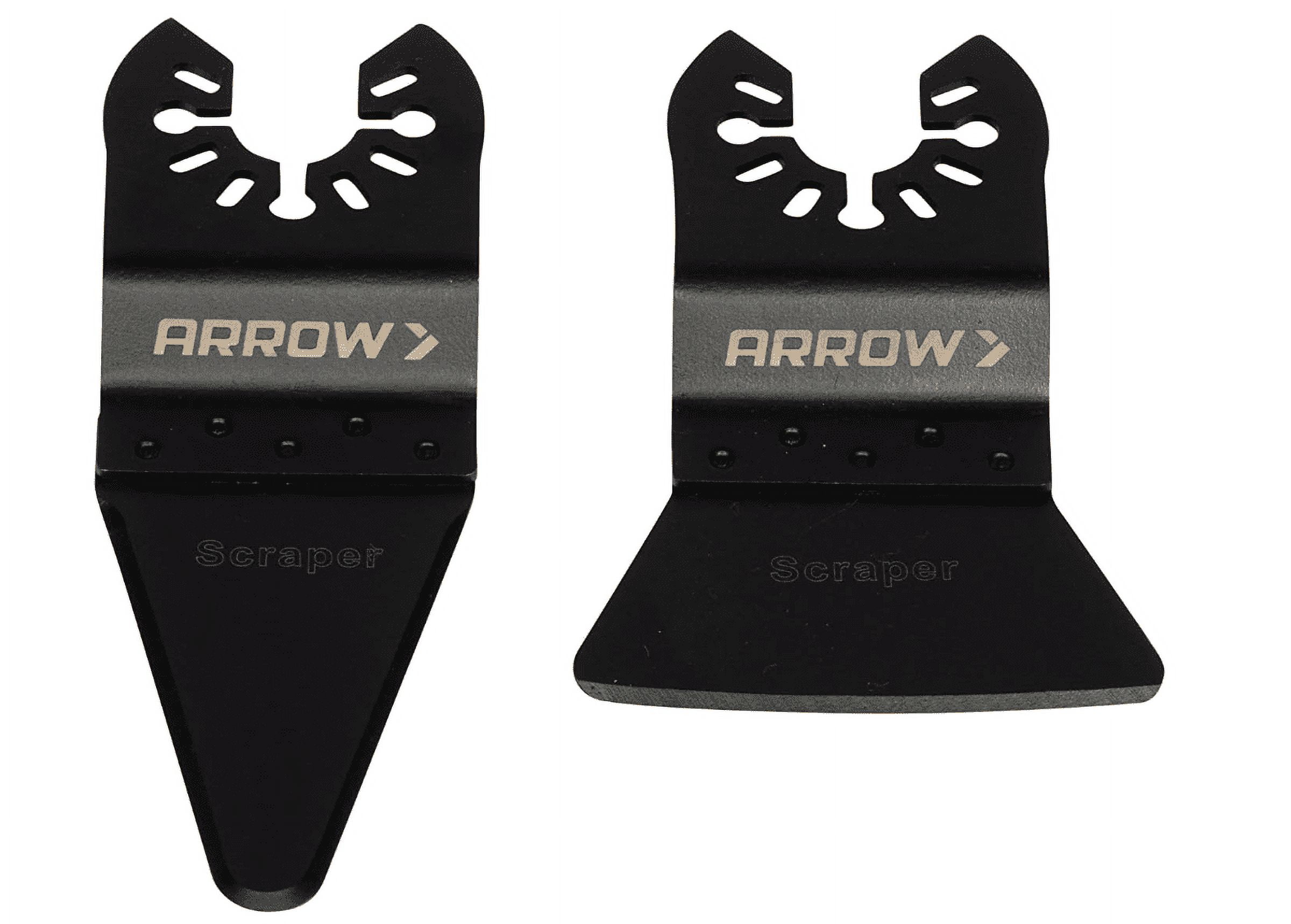 Arrow OSCSCPK-2A Purpose Scraping Blade Kit for Oscillating Multitools ...