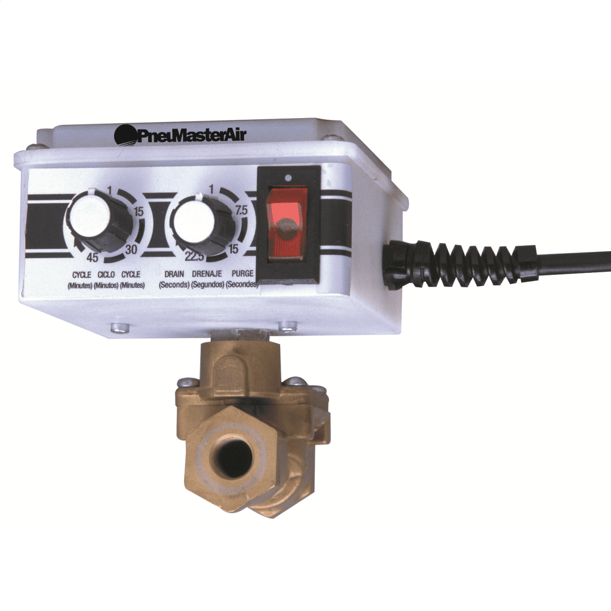 Arrow Pneumatic P5704S 1/2" PneuMasterAir Electric Air Compressor Drain ...
