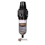 Arrow Mini Integral Filter/Regulator B742g Zinc & Polycarbonate Bowl 1/ ...