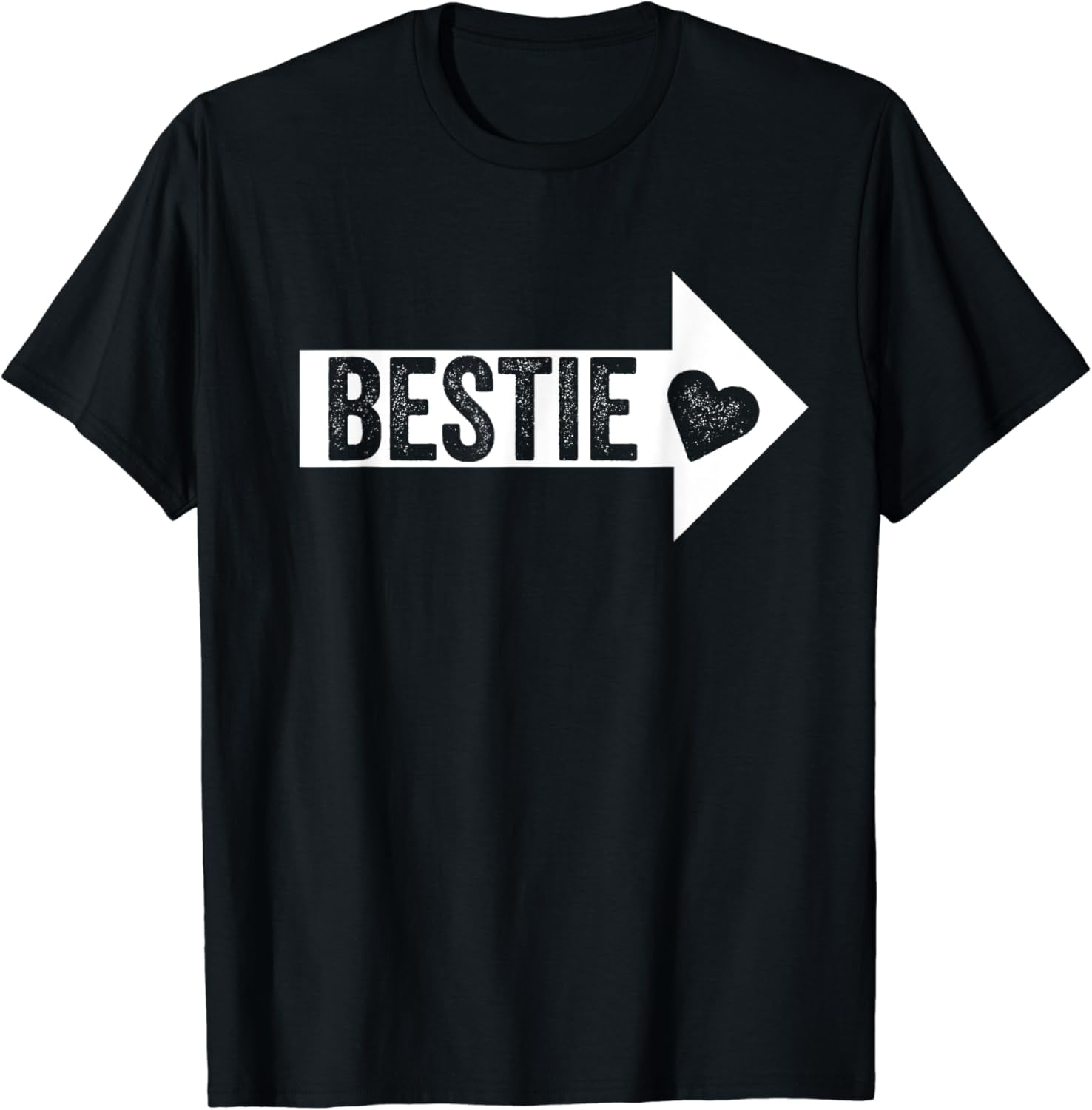 Arrow Pointing BFF Best Friends Bestie Matching T-Shirt - Walmart.com