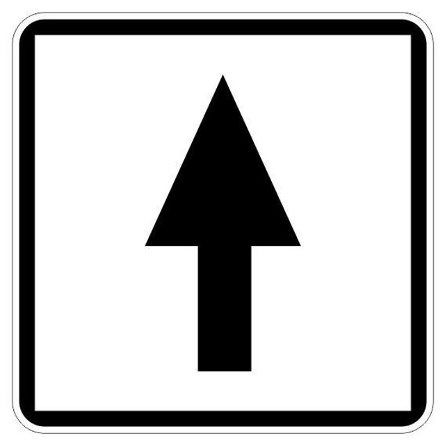 Arrow Road Sign Metal Sign Highway Sign (Can Face Any Direction) Size ...