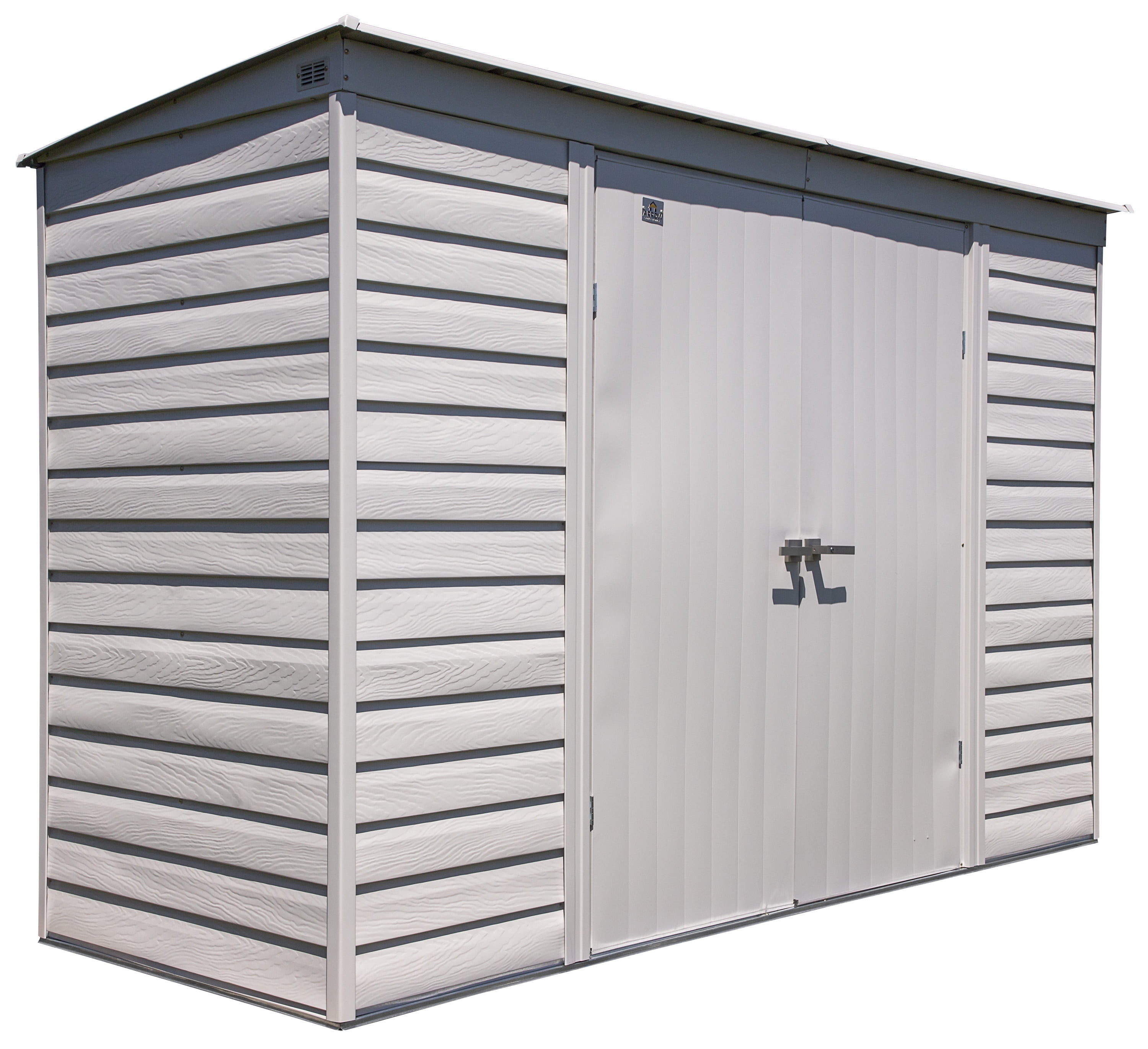 Arrow Select Long-Lasting Outdoor Steel Storage Shed, 10x4, Home Built ...