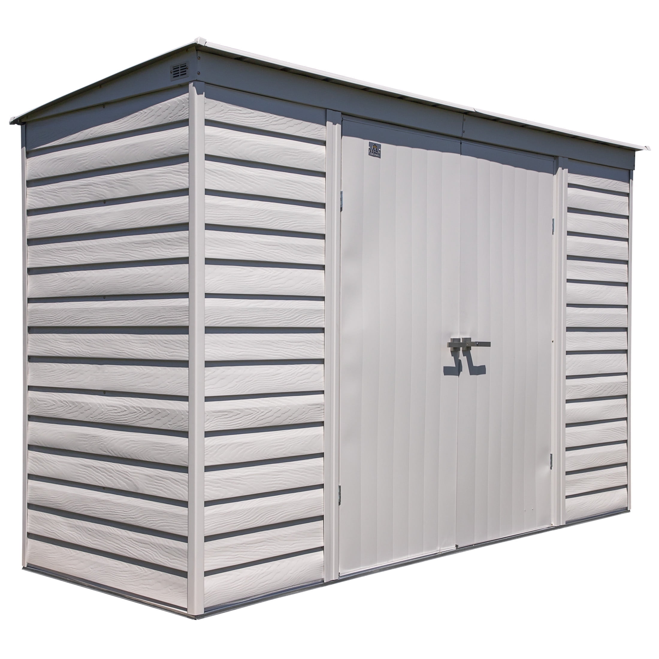 Free Shipping! Arrow Select Steel Storage Shed Steel Storage Shed, 10x4 ...