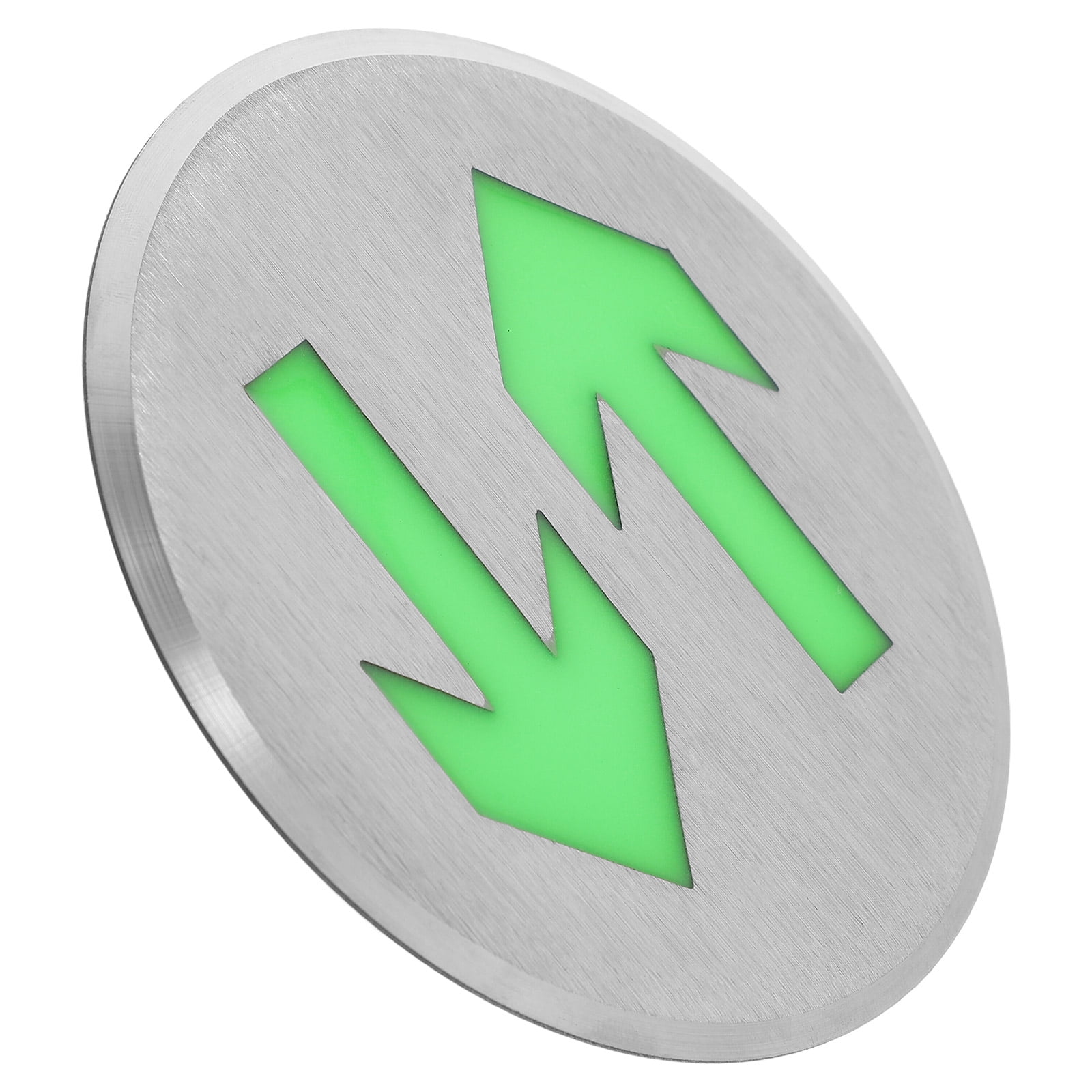 Glowing Arrow Safety Sign for Floor Emergency Exit with Self- Stainless ...