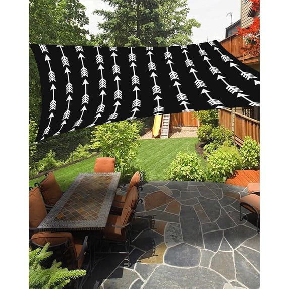 Arrow Sun Shade Sail 8'X10' Abstract Rustic Western Tribal Geometric ...